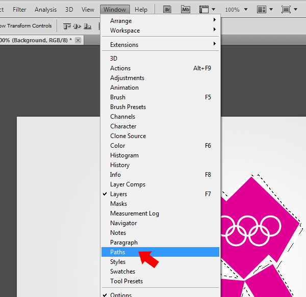 Converting A Selection Into A Path Photoshop Basics