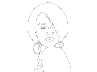 Rihanna Outline
