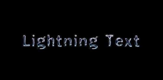 Realistic Lightning Text Effect | Text Effects