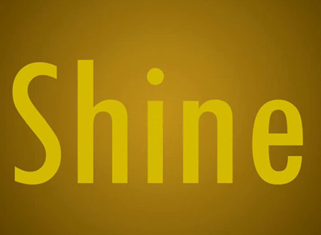Shiny Text Effect | Photoshop CS5 Tutorials