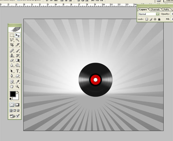 How to Create Record Disc Wallpaper | Drawing Techniques