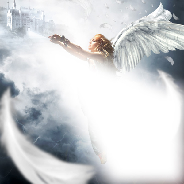 Photo Manipulate a Complex Falling Angel Scene | Photo Editing
