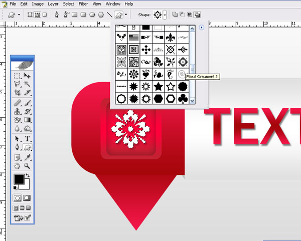 Make Text Button For Web in Photoshop | Drawing Techniques