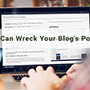 The 7 Design Flaws That Can Wreck Your Blog's Potential | Web Design ...