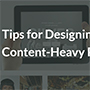 Tips for Designing Well Optimized Content-Heavy Pages for the Web | Web ...